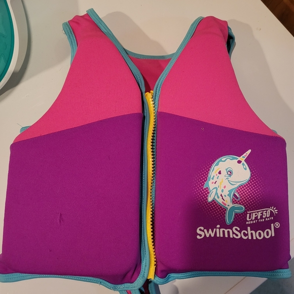 Swimschool | Swim | Swimschool Kids Pink And Purple Life Jacket Ages 46 ...